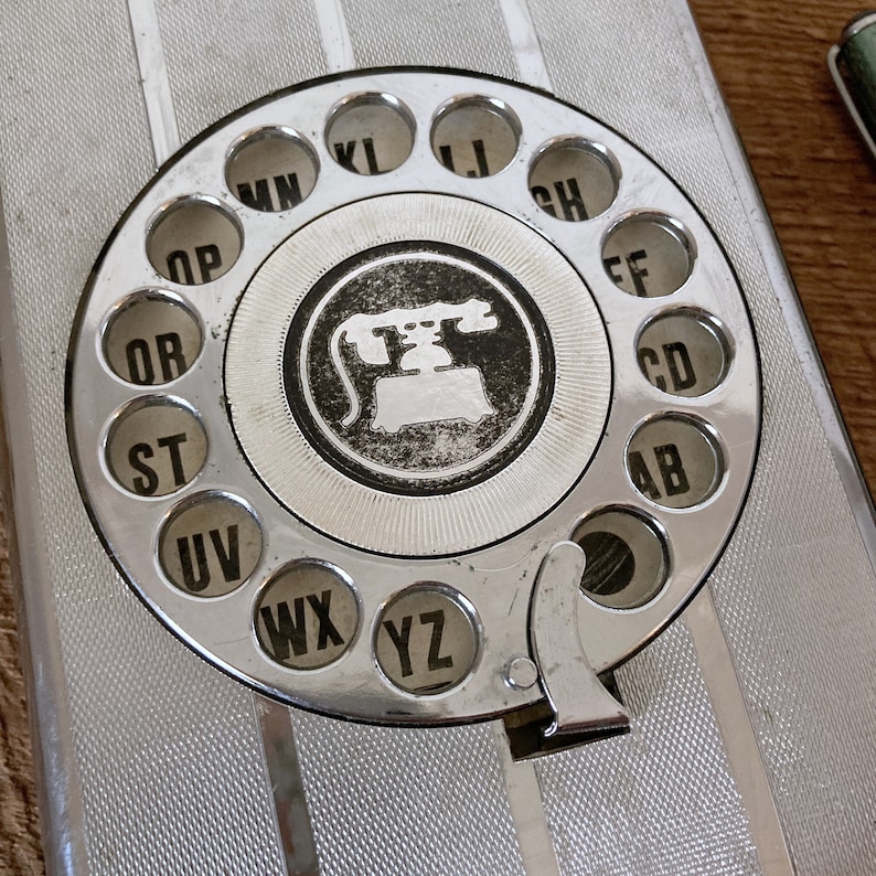 Vintage eagle Rotary Dial Address and Telephone - Etsy