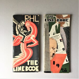 1928 and 1929 Volumes of the Line Book by Richard Henry Little - Etsy