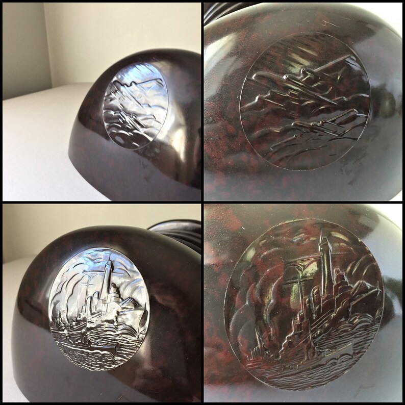 Vintage 45 RPM Record Holder With WWII Military Motif Unique | Etsy