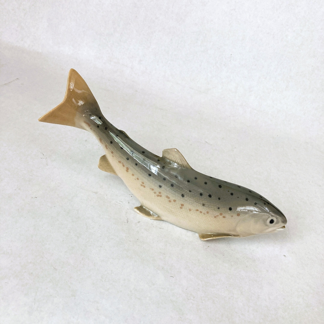 Vintage Royal Copenhagen Porcelain Trout Figurine 2676 8" | Coastal ...