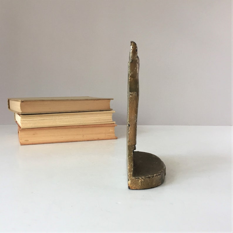 Vintage Fawn Bookend Cast Iron Doorstop Bambi Bookend Deer - Etsy