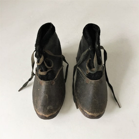 Antique Children's Shoes, Early 1900s Alpine Boots, R… - Gem