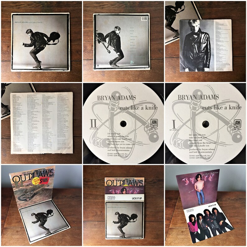 Four Vintage Classic Rock Long-play Record Albums From the - Etsy