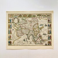 1897 Antique Map of CHINA, JAPAN and KOREA. Asia. Geography. 127 Years ...