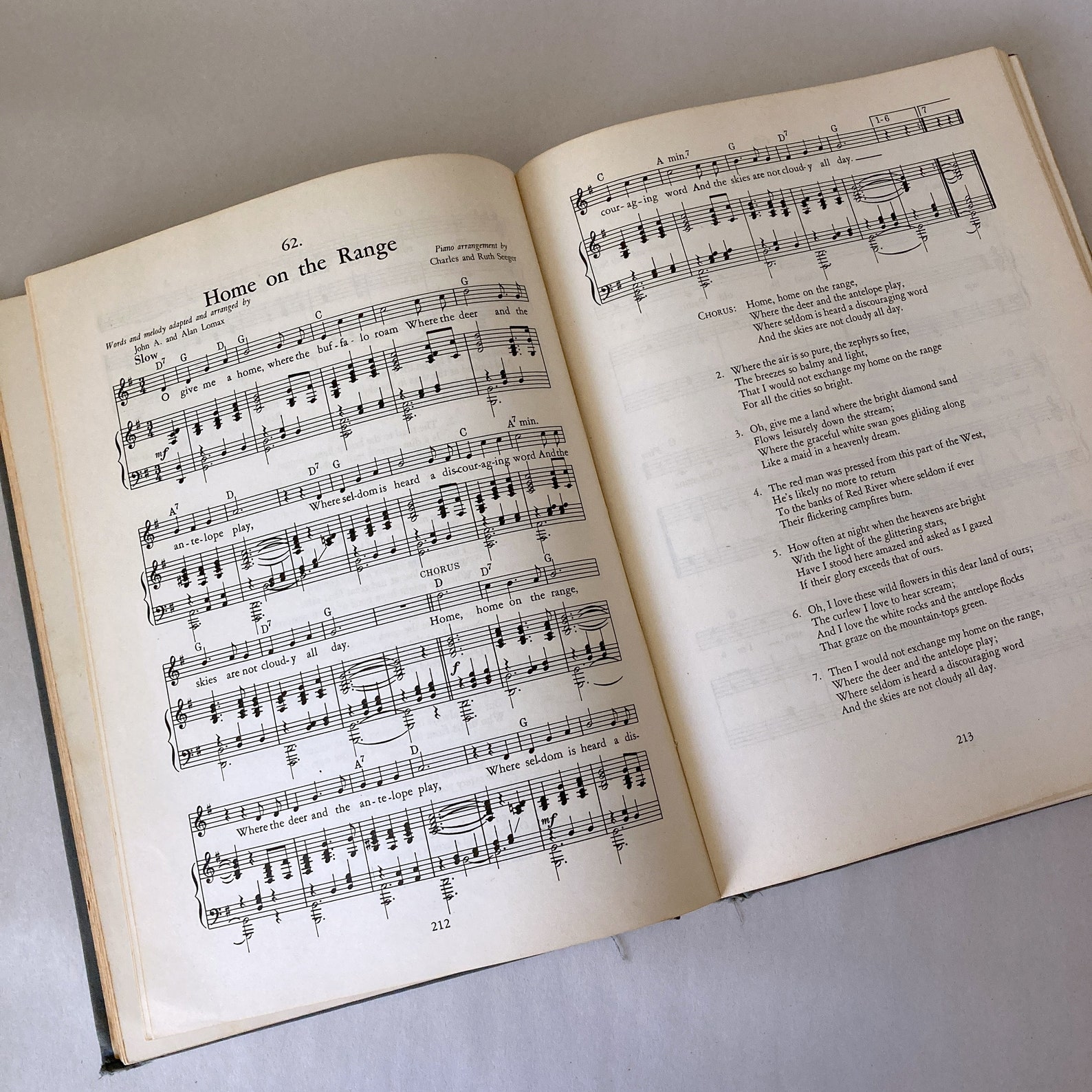 Vintage 1947 Folk Song USA Book, Lomax First Edition - Etsy