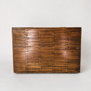 Vintage prison Art Matchstick Jewelry Box With Drawer and Mirror From ...