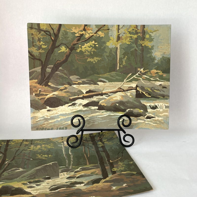 Vintage Paint by Number - Etsy