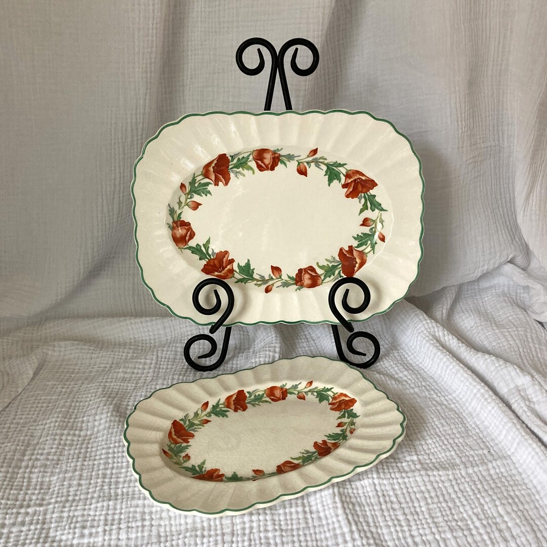 Vintage to Antique Platters Ivory Porcelain China by Sebring Pottery ...