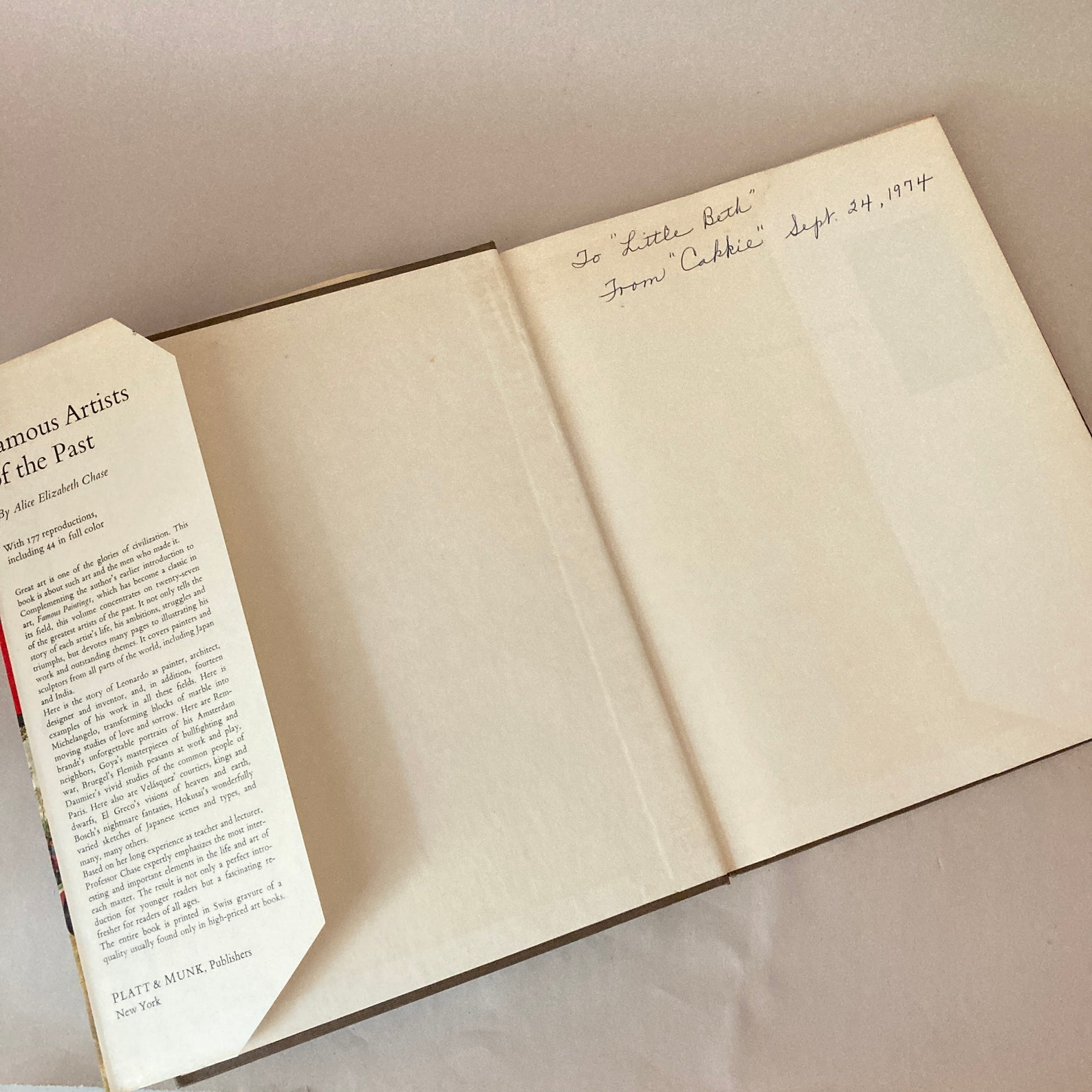 Vintage 1964 Book Famous Artists of the Past by Alice - Etsy