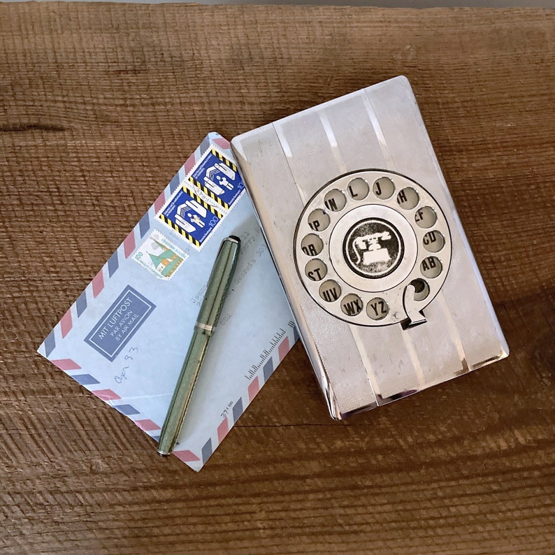 Vintage eagle Rotary Dial Address and Telephone - Etsy