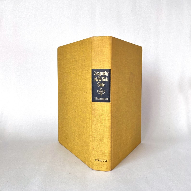 Vintage Book Geography of New York State With Foldout Maps John H ...