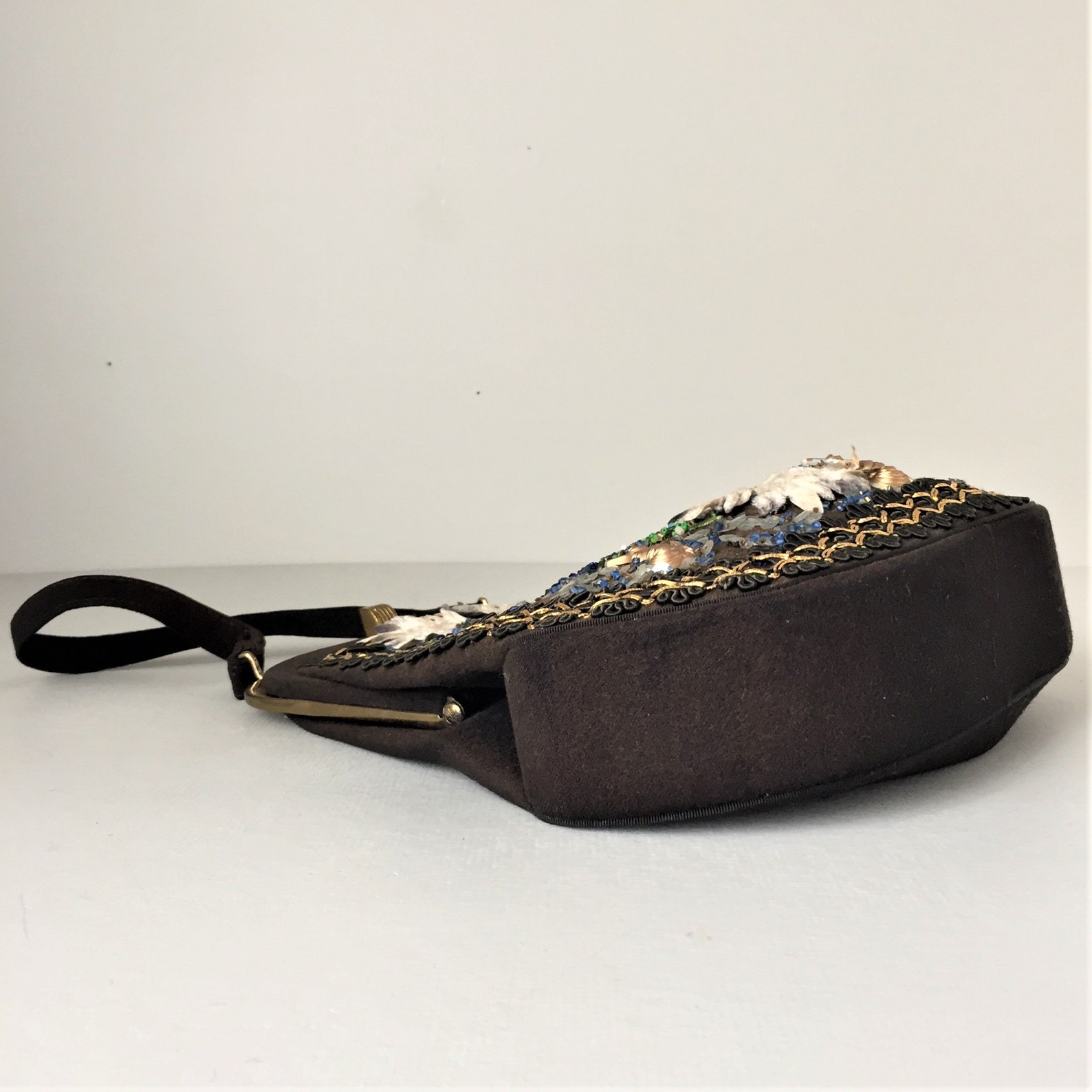 Vintage Caron of Houston Handbag | Hand Decorated Purse | Beaded Bag ...