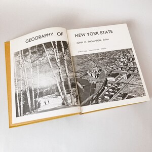 Vintage Book Geography of New York State With Foldout Maps John H ...
