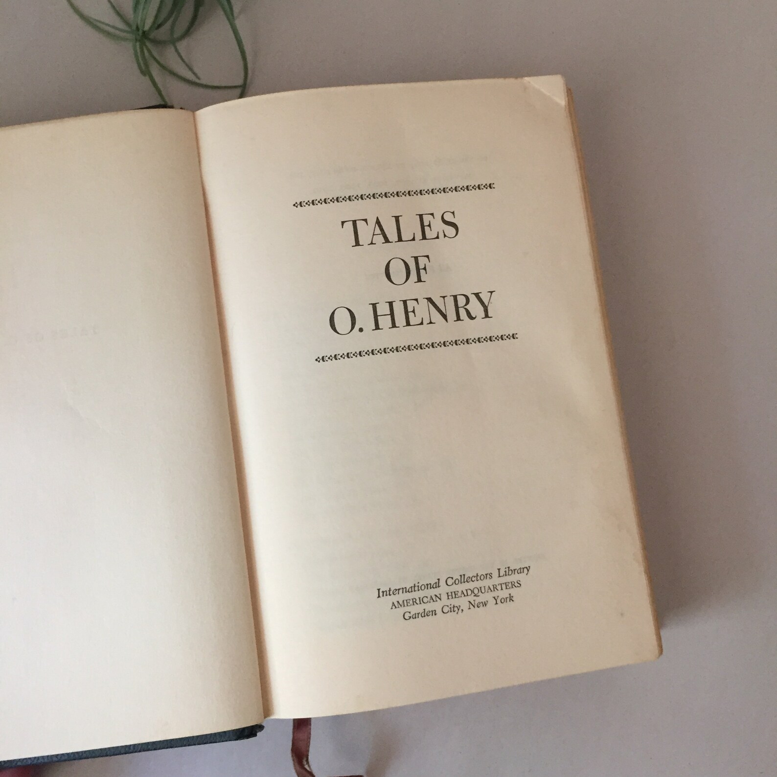 Vintage Book Tales of O Henry 1969 International Collectors | Etsy