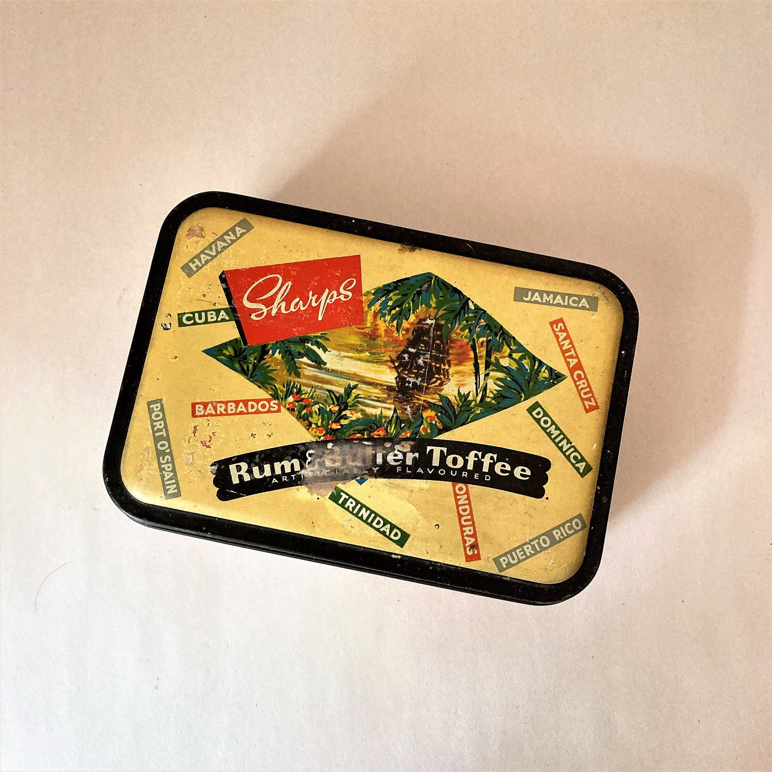 Vintage Sharps Rum Butter Toffee Tin Suppliers of - Etsy