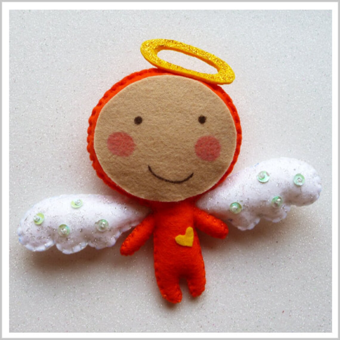Cute Felt Angel - Etsy