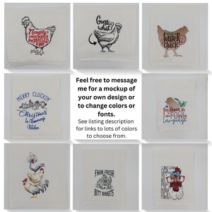 Kitchen Tea Flour Sack Towel, Snarky Chicken Farmhouse Country Kitchen ...