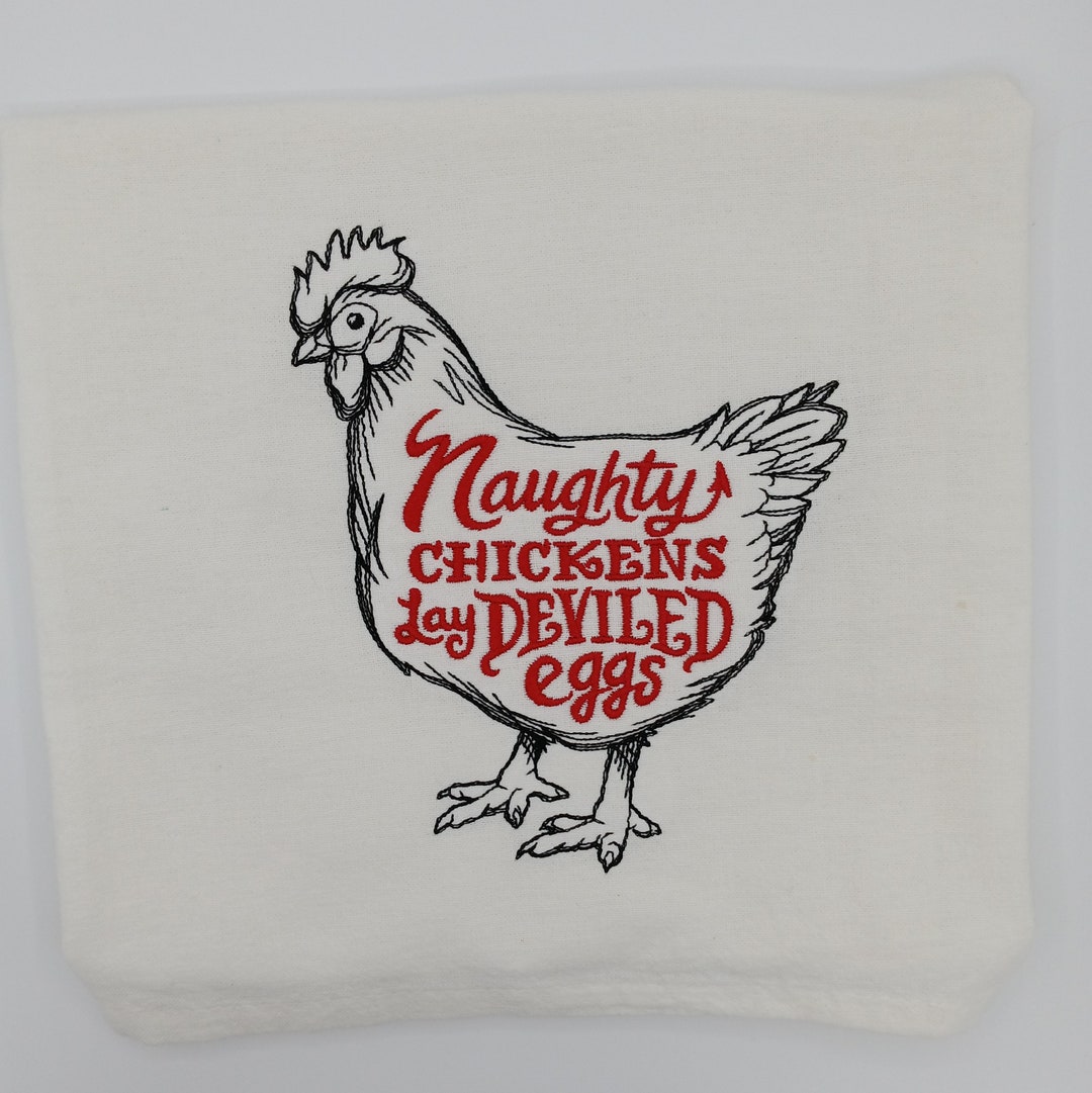 Kitchen Tea Flour Sack Towel Snarky Chicken Farmhouse Country - Etsy