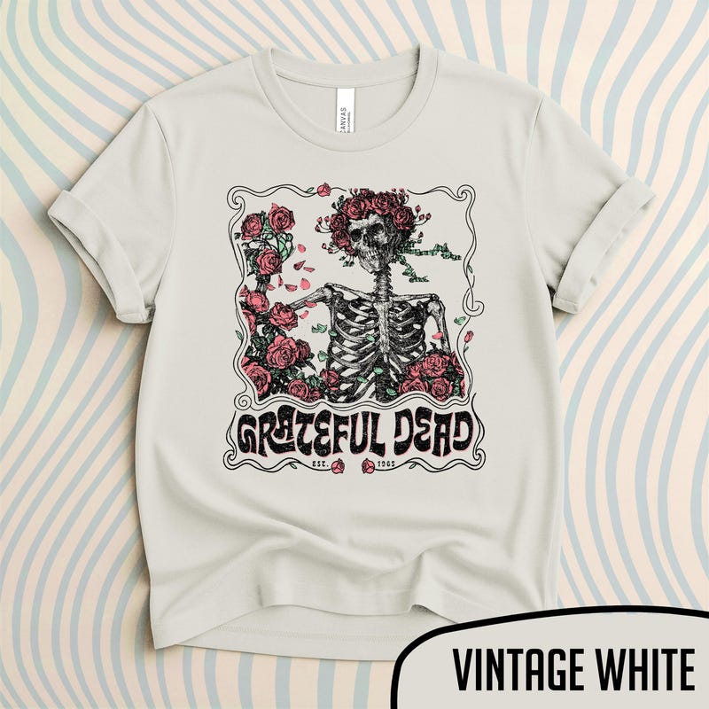 Bertha Skull and Roses - Etsy