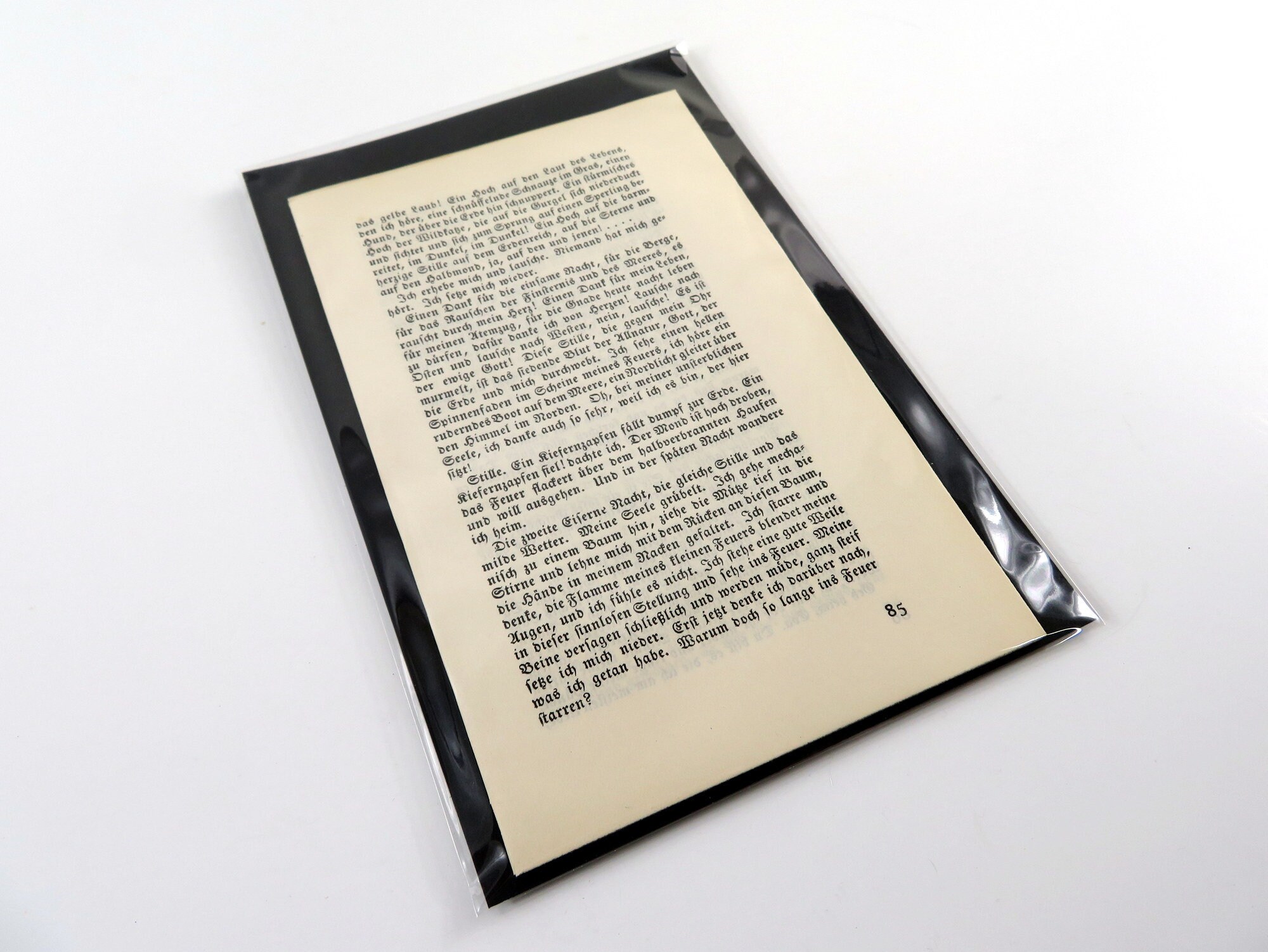 20 Pages German Language Novel, 1920s Letterpress Typesetting, 5 X 7 ...