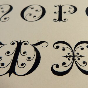 Vintage Alphabet Medieval 12th Century Text Print Antique - Etsy