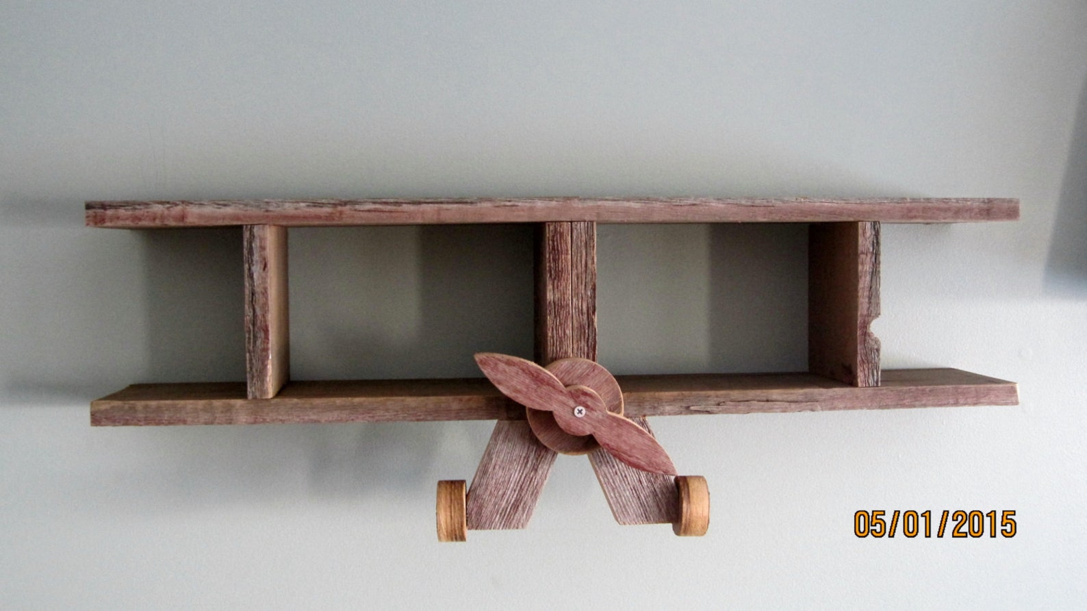 Barnwood Bi Plane Shelf - Etsy