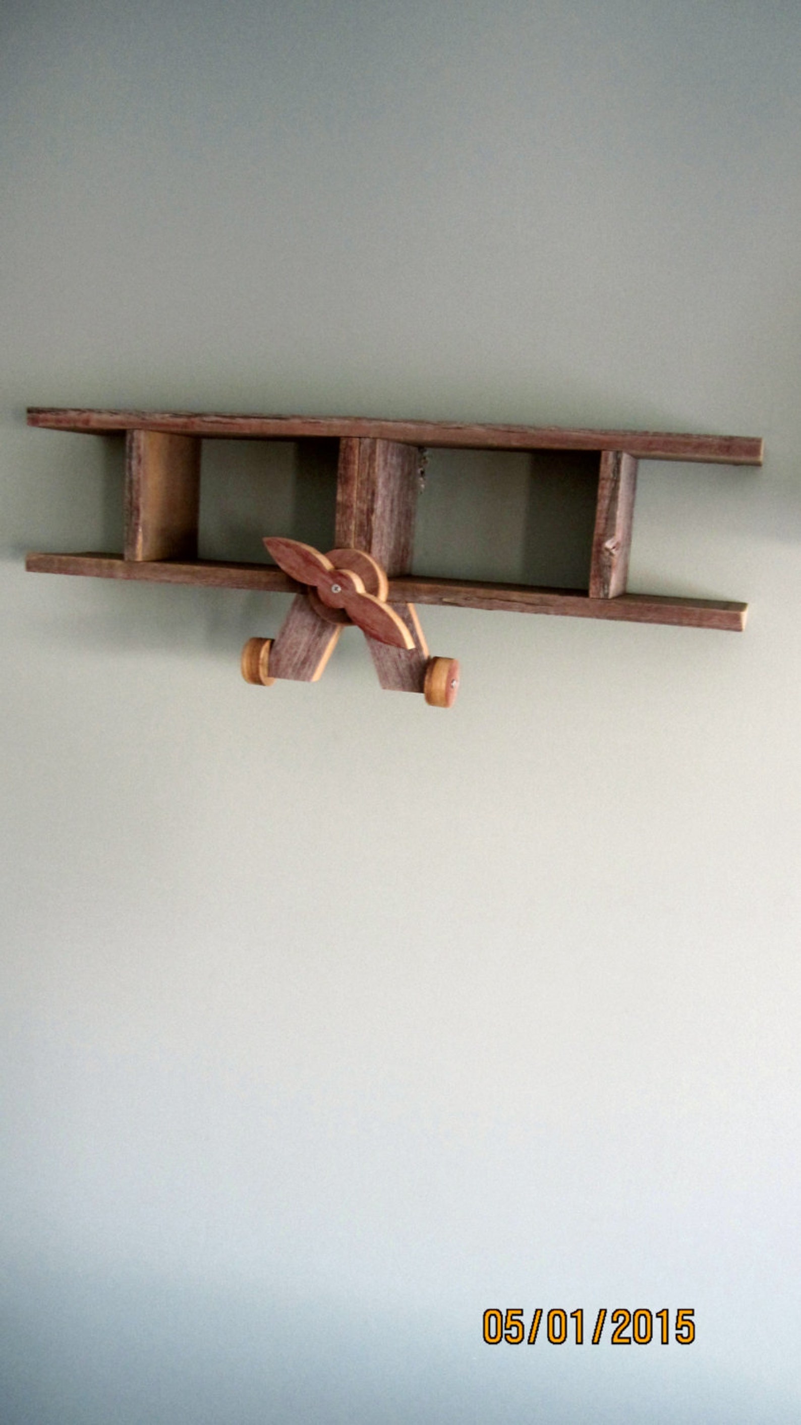 Barnwood Bi Plane Shelf - Etsy