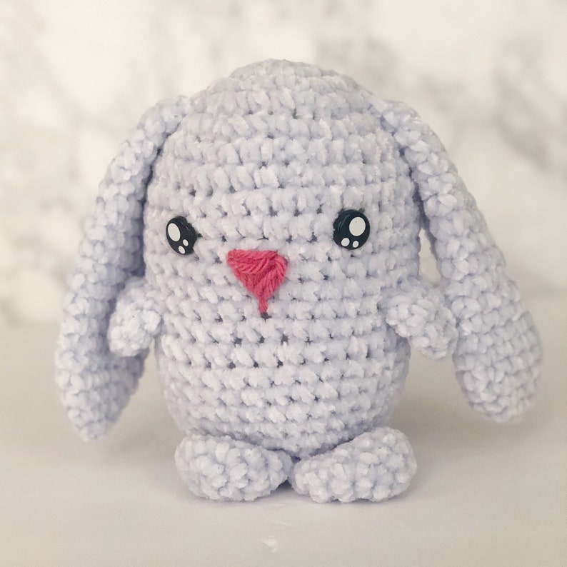 PDF Pattern Crochet Toy Cute Bunny Long Ears Amigurumi | Etsy