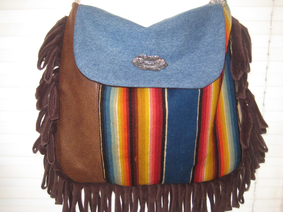 Southwest Bag Purse, Vintage Native American Blanket Purse, Vintage ...