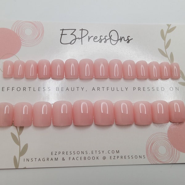 Short Press on Nails - Etsy