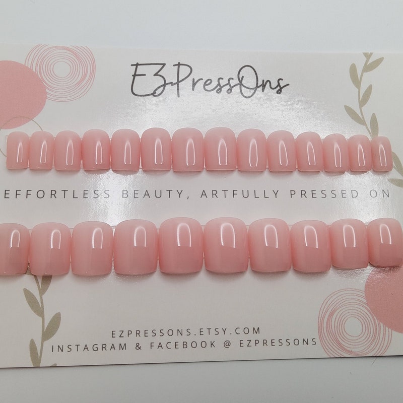 Short Press on Nails - Etsy