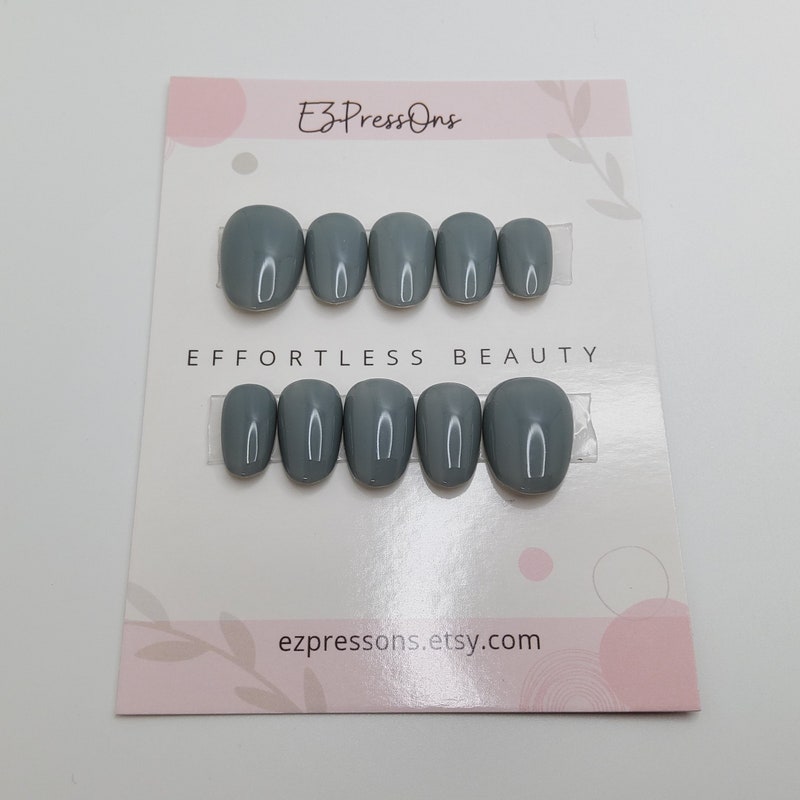 Short Press on Nails - Etsy