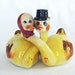 Vintage Kitsch Ceramic Salt & Pepper: Twisted Neck Geese / Goose ...