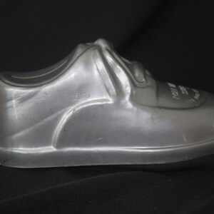 Vintage "poll Parrot Shoes" Silver Hard Plastic Shoe Bank 1950s - Etsy