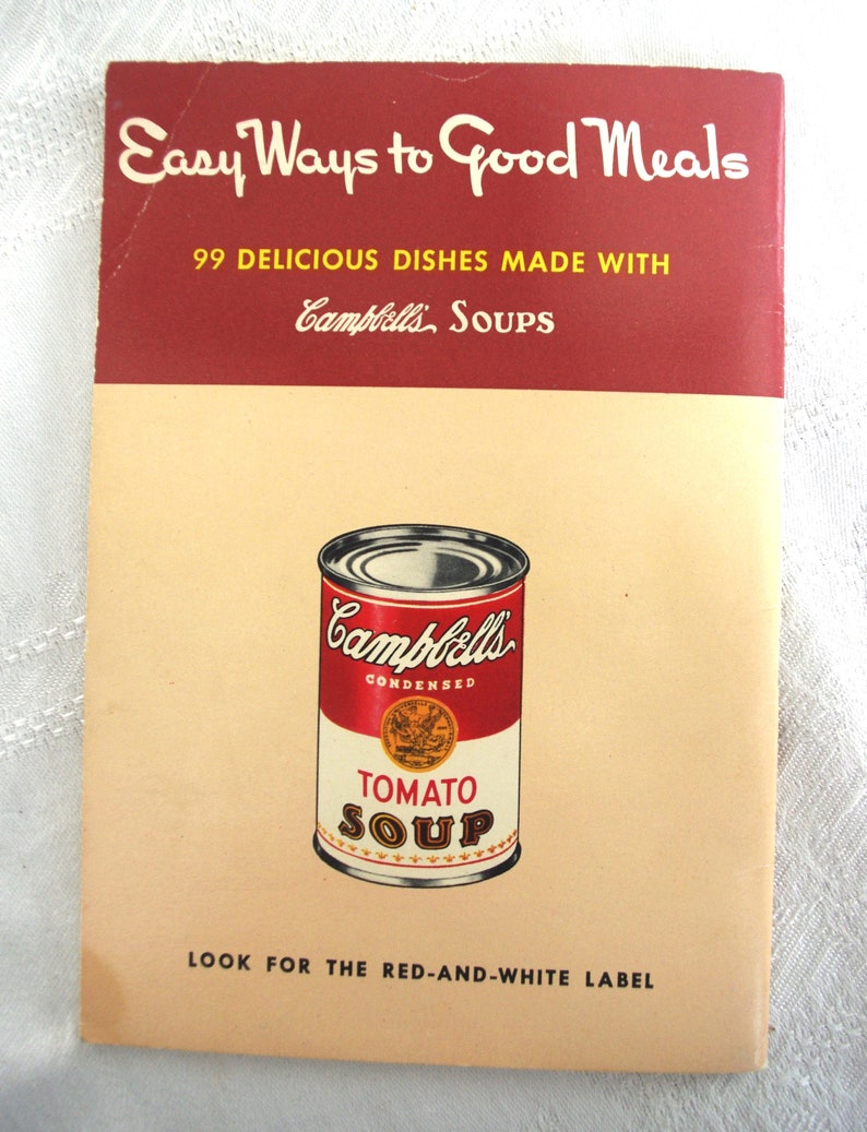Vintage Advertising Cookbook / Booklet: 1950s "easy Ways to Good Meals ...