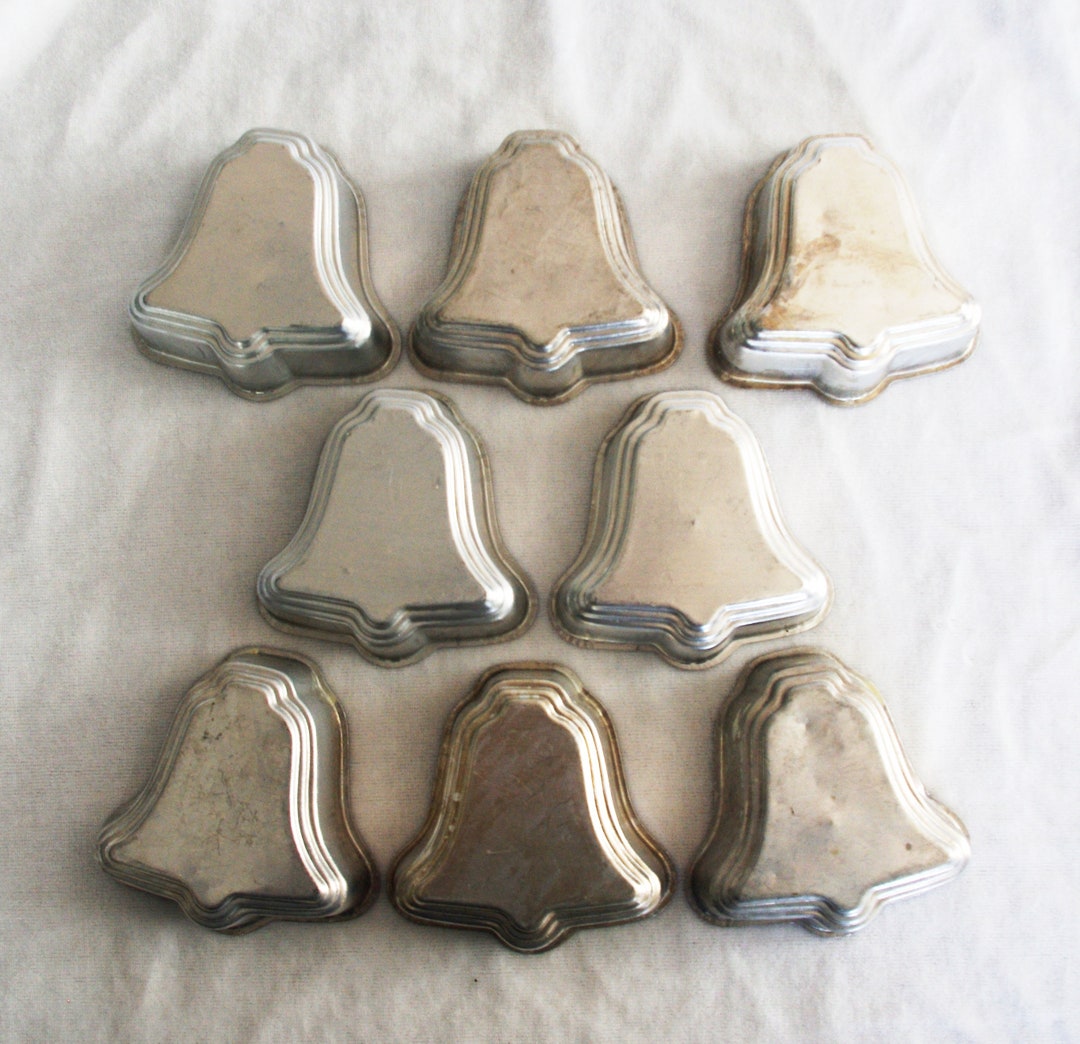 8 Aluminum Jello Molds: Bells / Bell Shape - Etsy