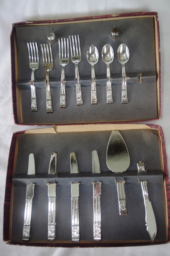 Vintage Plastic Toy Silverware: Banner Metaltone Junior - Etsy