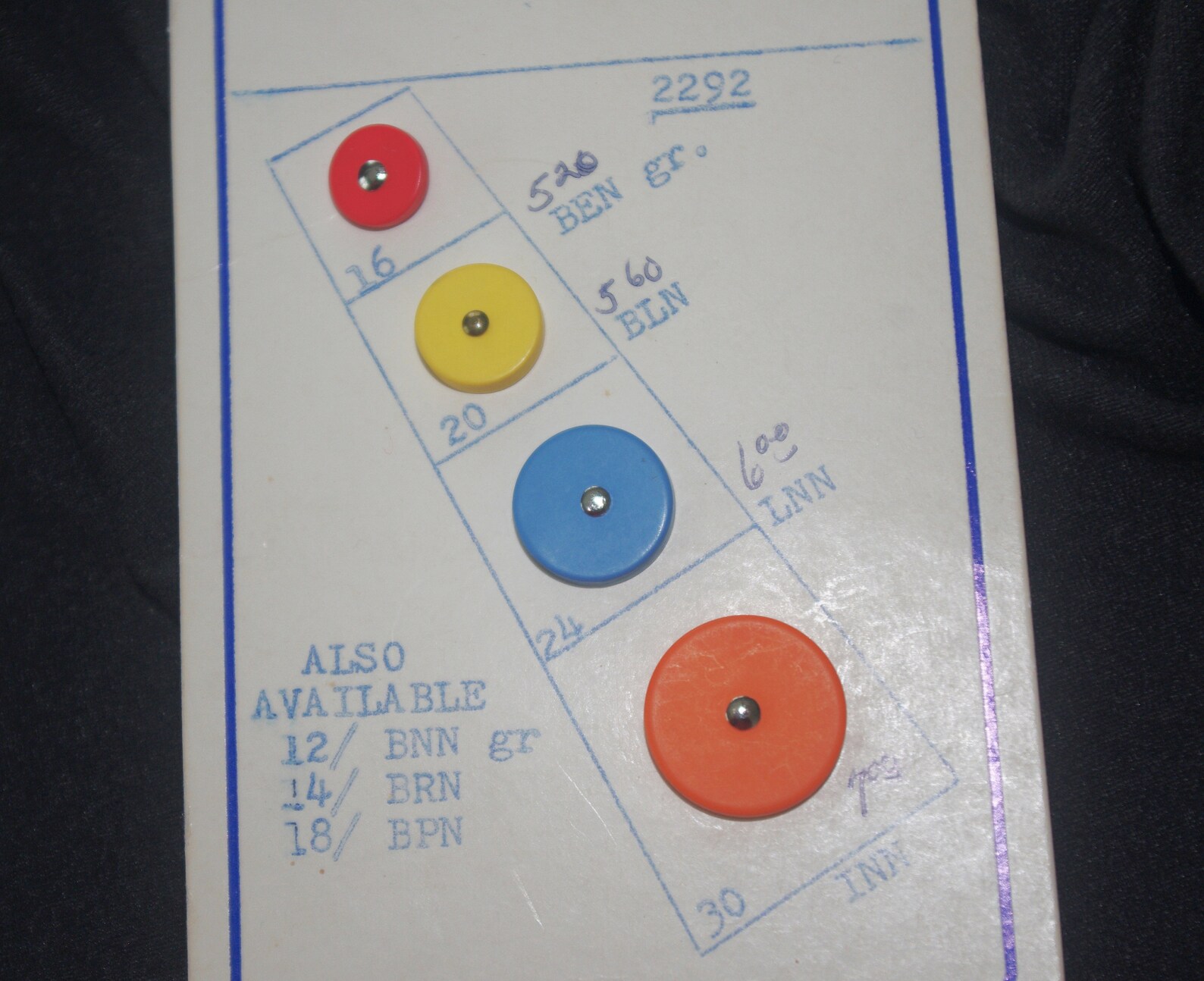 Vintage Button Card: Salesman Sample banner Round - Etsy