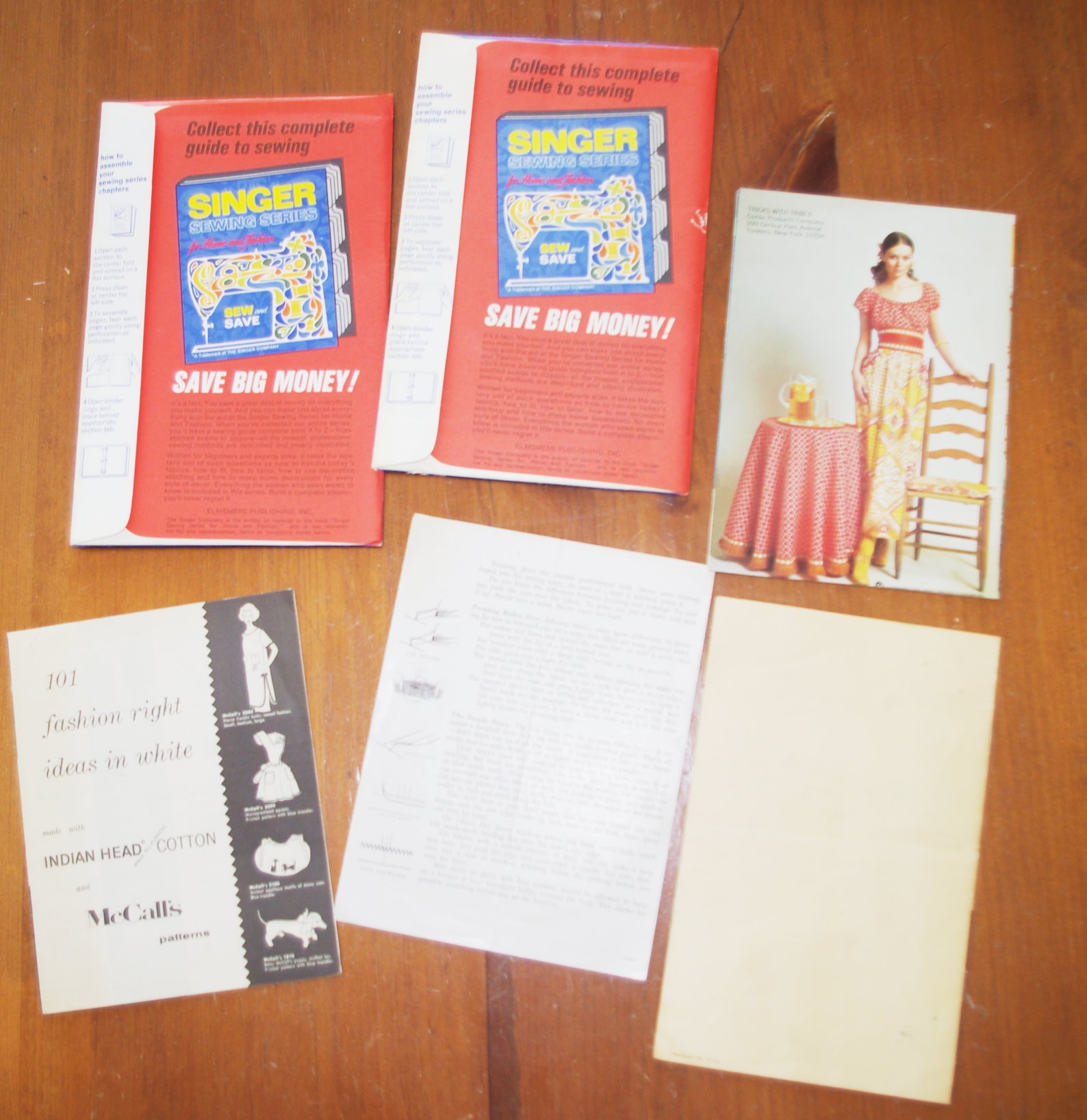 Vintage How-to Sew / Fabric Care / Sewing Ideas Pamphlet Lot | Etsy