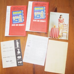 Vintage How-to Sew / Fabric Care / Sewing Ideas Pamphlet Lot 1940s ...