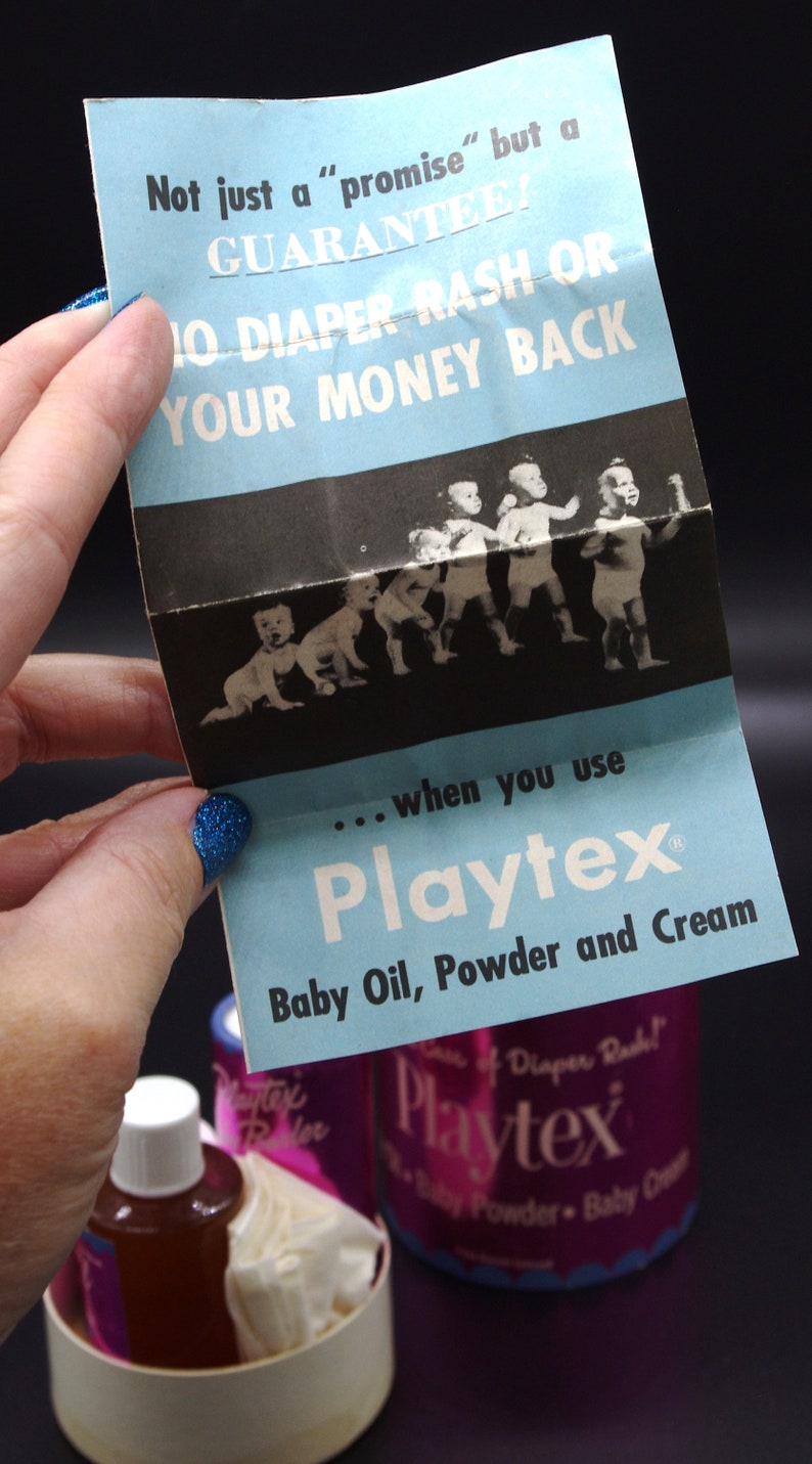 Vintage Playtex Baby Product Gift Box / Sample 1952 - Etsy