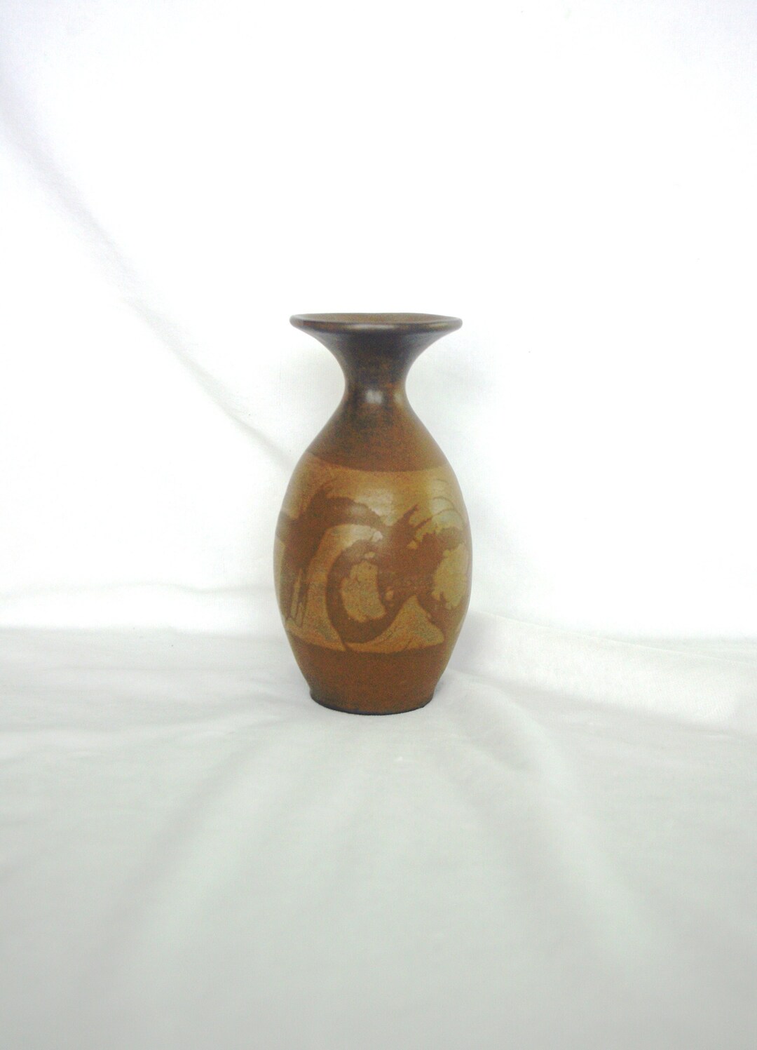 Vintage MCM Stoneware Vase: Raul Coronel / Designs West Pottery ...