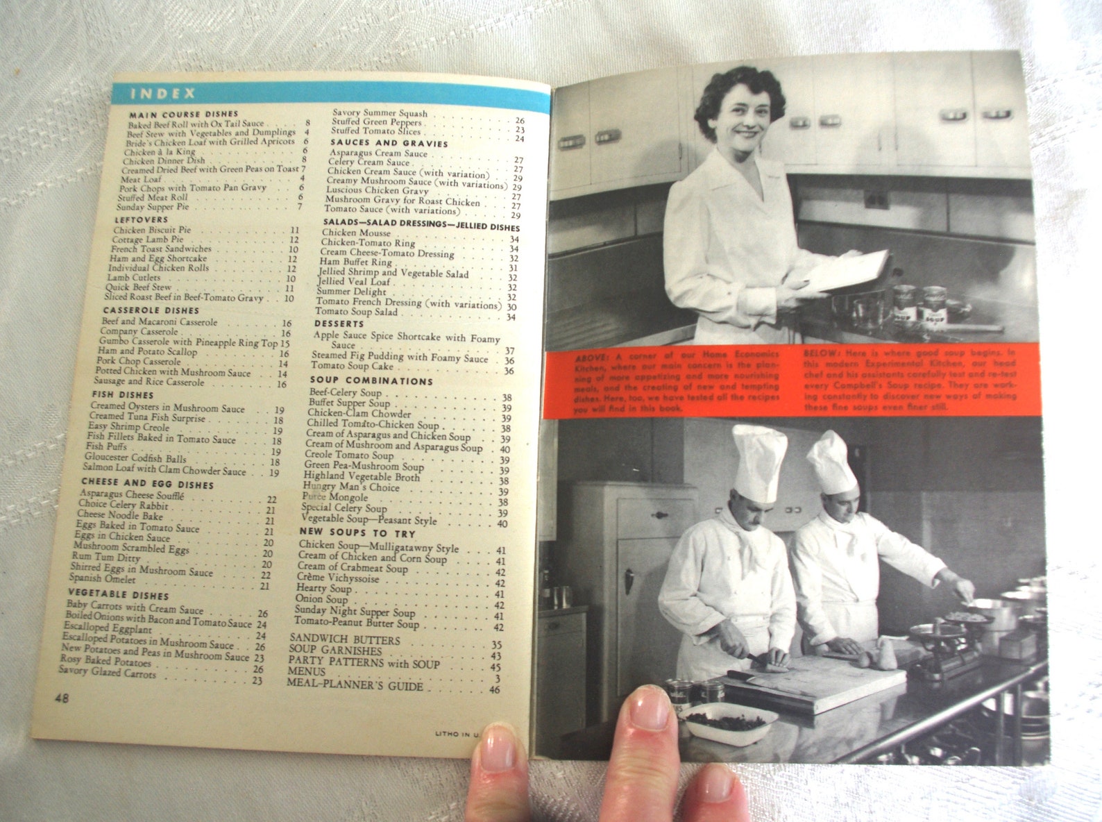 Vintage Advertising Cookbook / Booklet: 1950s "easy Ways to Good Meals ...