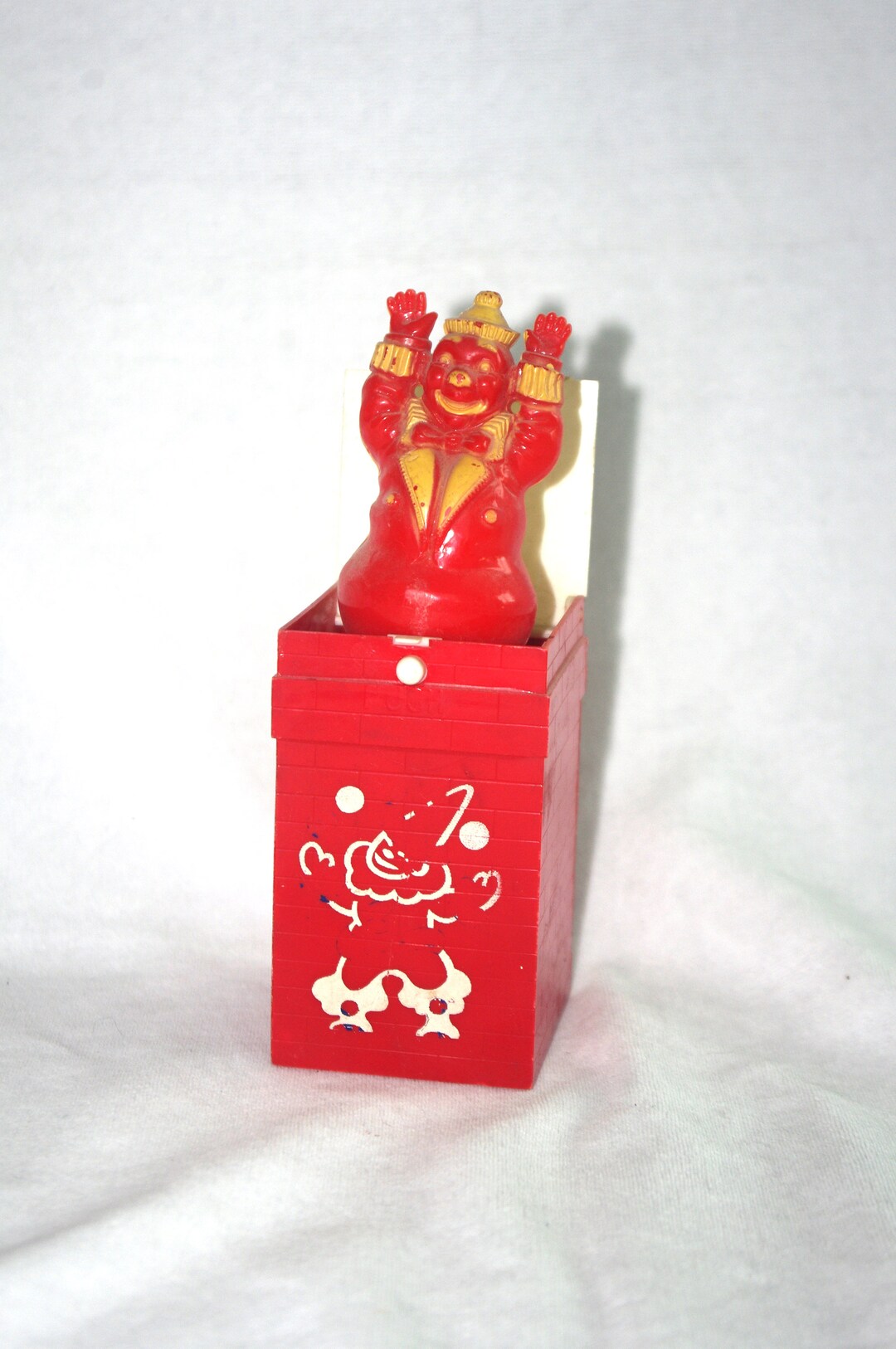 Vintage Plastic Toy: Pop-up Clown in Chimney, Hard Plastic, 1950s - Etsy
