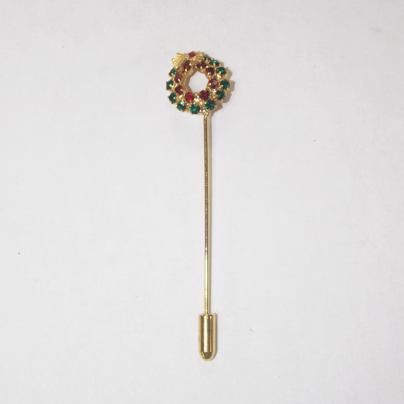 Rhinestone Stick Pin - Etsy