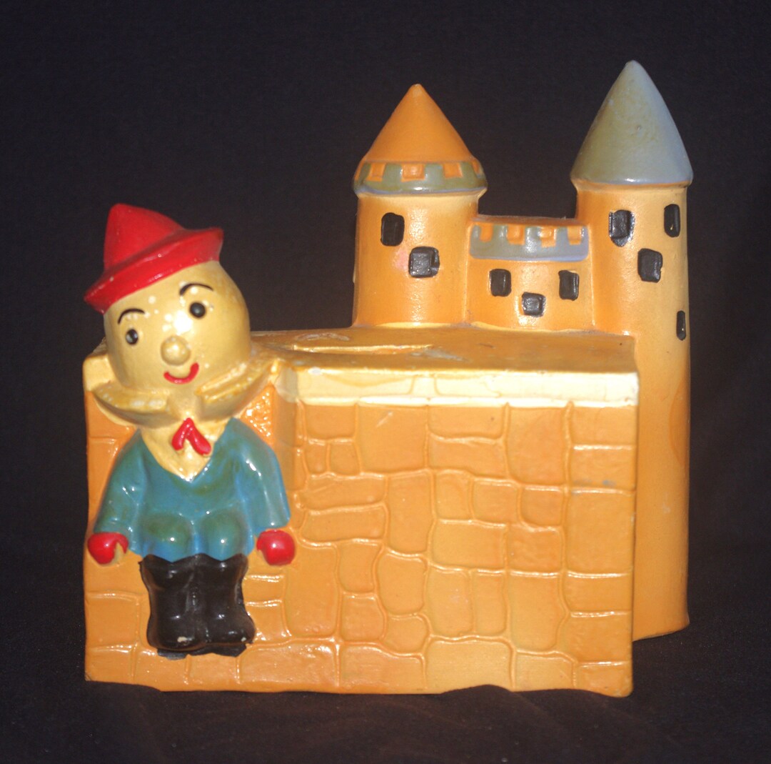 Vintage Bank: nasco Humpty Dumpty on Wall W/ Castle, Del Coronado ...