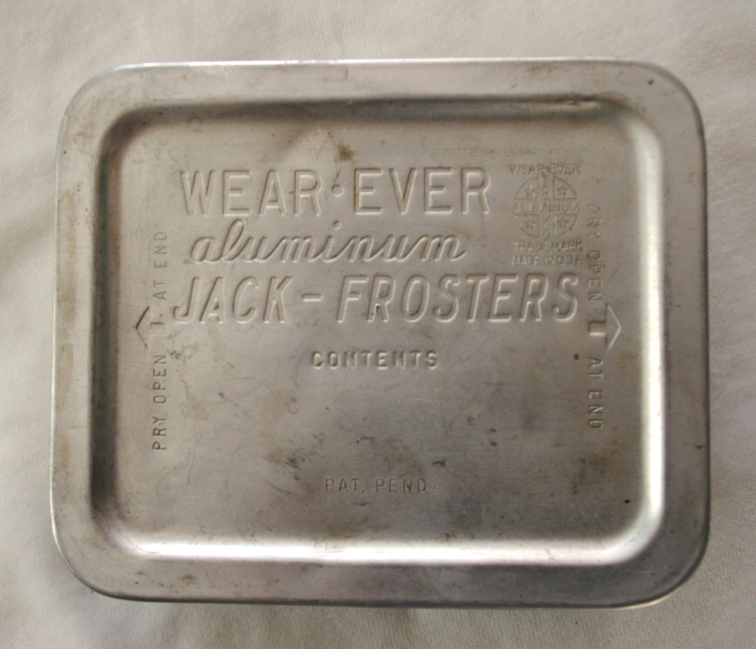 Vintage Aluminum Freezer Container: "wear Ever Aluminum Jack-frosters ...