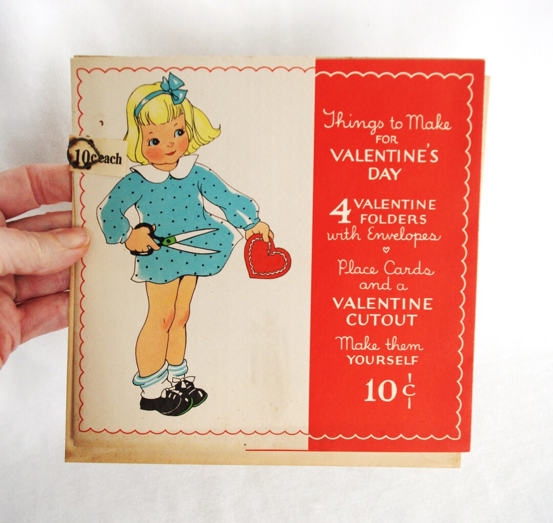 Vintage Valentine Kit: 1930s "things to Make for Valentine's Day" - Etsy