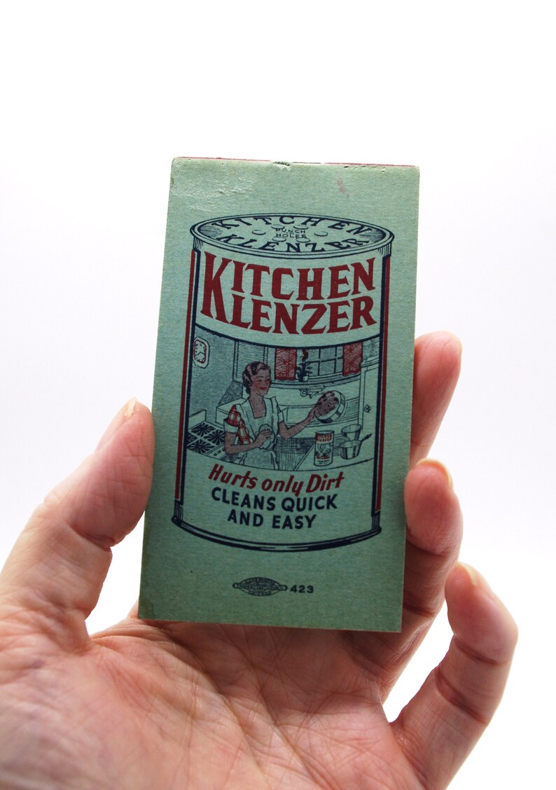 Vintage Advertising Notebook / Note Pad: Kitchen Klenzer - Etsy
