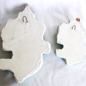 Vintage Chalkware / Plaster of Paris Decor / Wall Hangings: Large ...